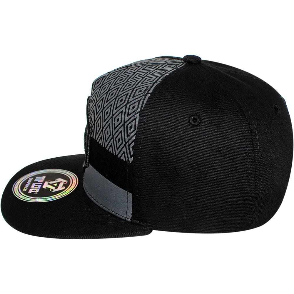 4350 DISTRICT Men's Adjustable Cotton Snapback Cap 8 (N21SVG72 RED)