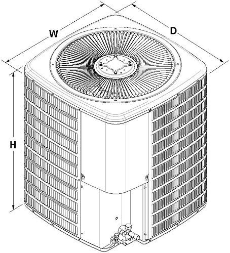 4 Ton Goodman 14 SEER R410A Air Conditioner Split System