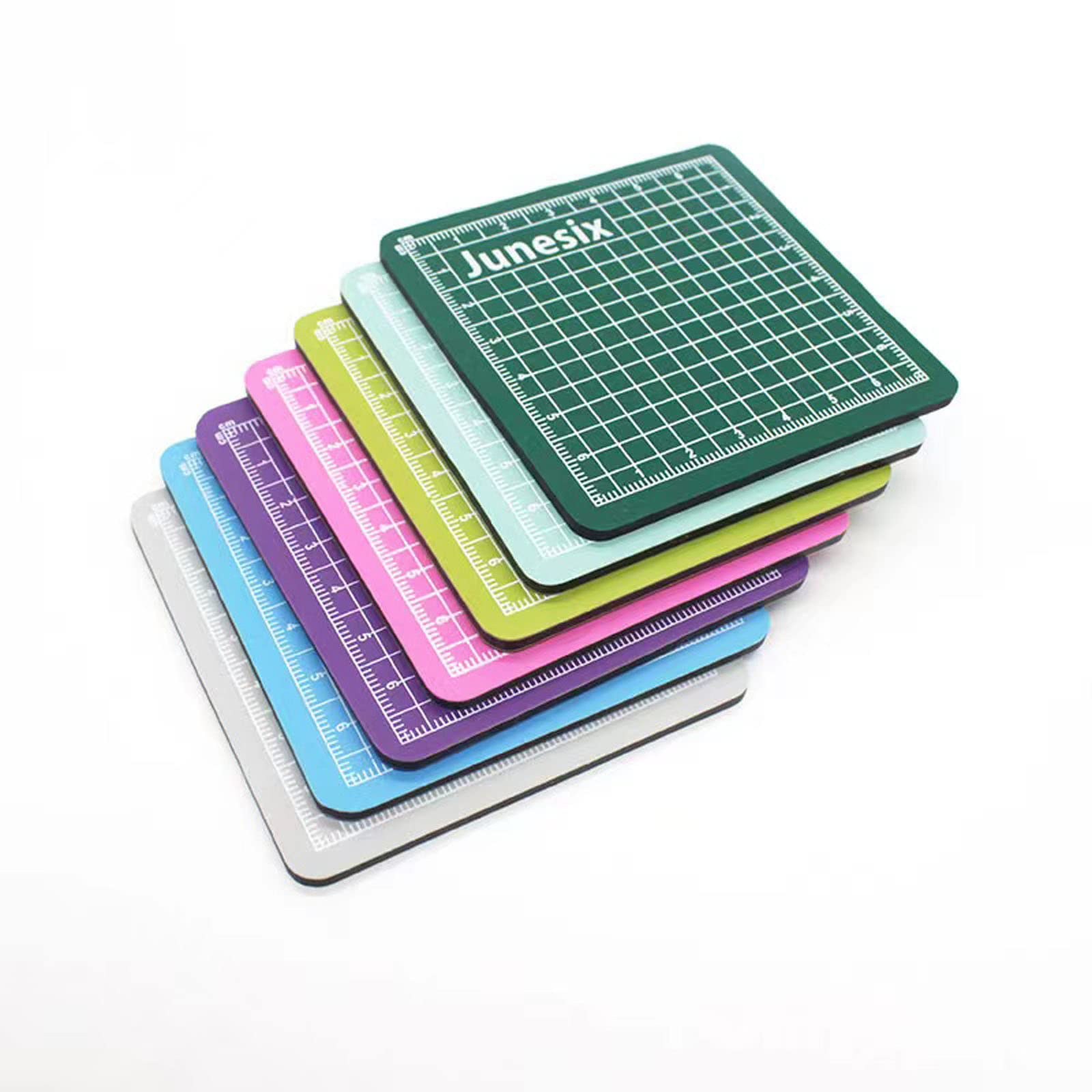 4Pieces Mini Cutting Pad Self Healing Craft Mat Small Sewing Cutting Mat Non-Slip Mini Cut Board for Scrapbooking Quilting Sewing Accessories