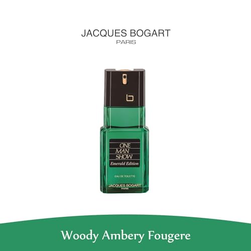Jacques Bogart One Man Show Men EDT Spray (Emerald Edition) 3.33 oz