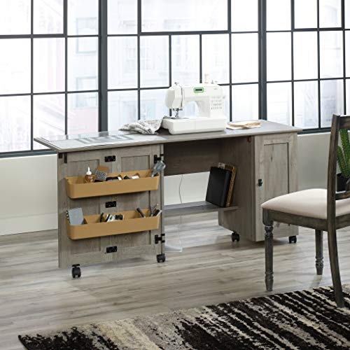 Sauder Miscellaneous Storage Sewing/Craft Cart, Mystic Oak finish