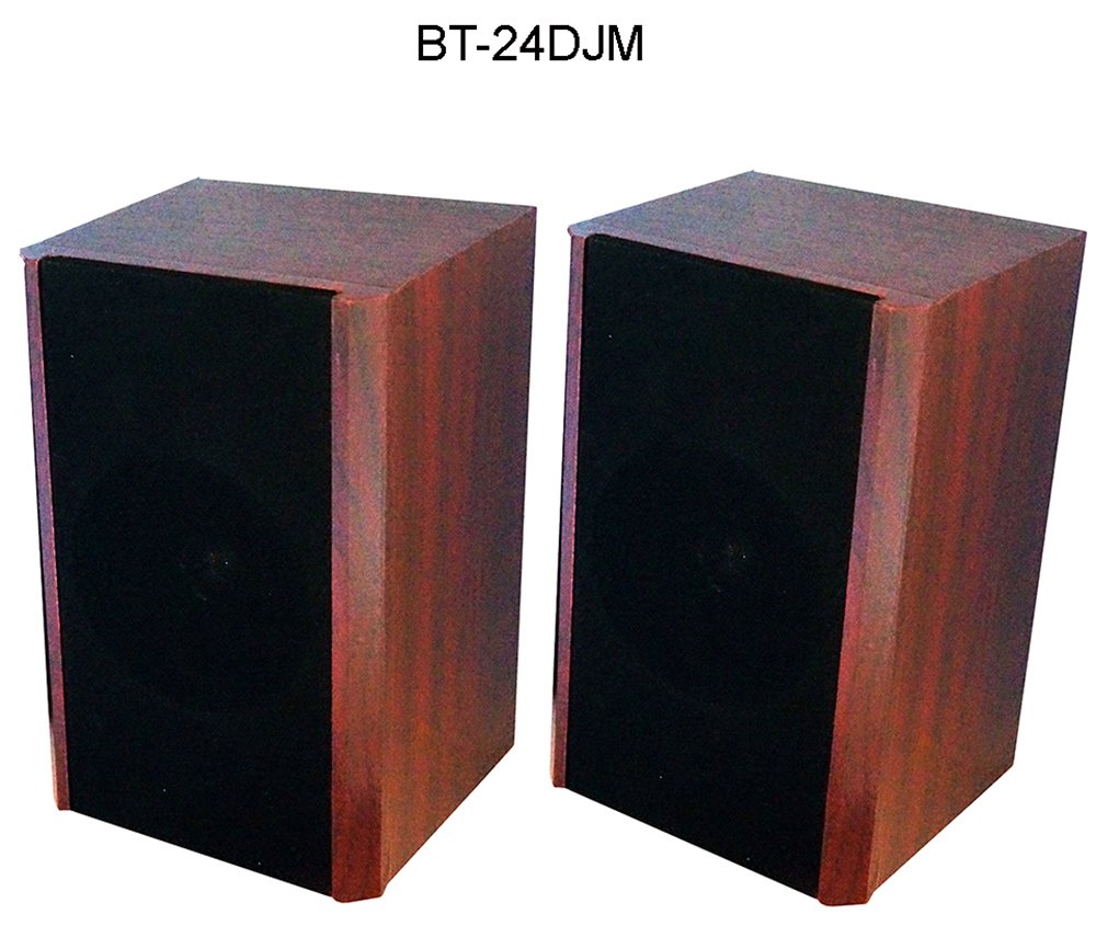 Boytone BT-24DJM Bluetooth Classic Style Record Player Turntable with AM/FM, CD/Cassette Player, Separate Stereo Speakers, Record from Vinyl, Radio, Cassette to USB with MP3 format, SD Slot, USB, AUX.