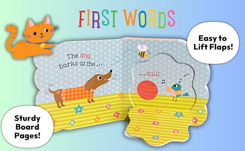 Babies Love First Words Chunky Lift-a-Flap Board Book (Babies Love)