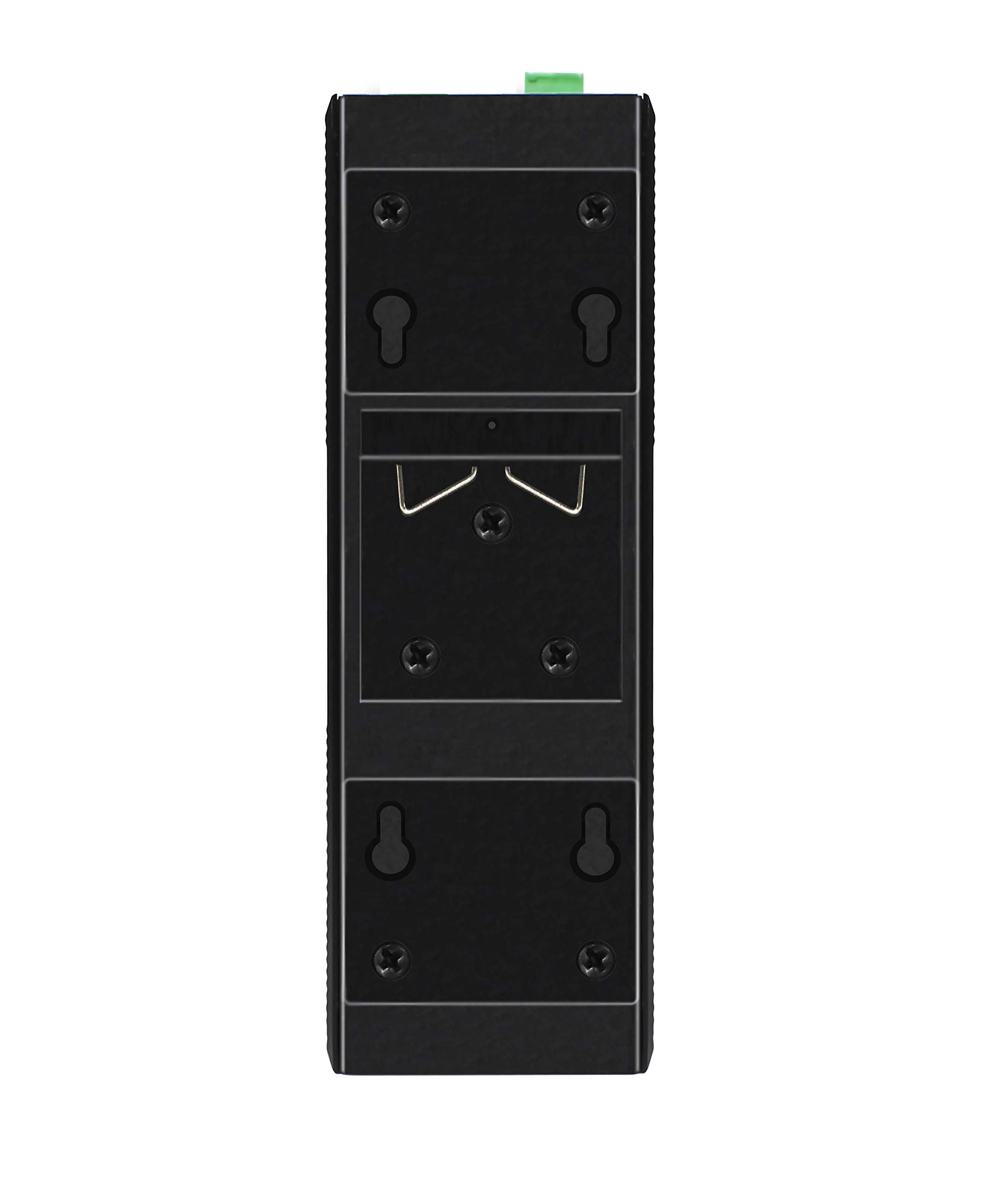 HGW-802SM - 8X RJ45 +2X SFP Ports Gigabit Ethernet Managed Industrial Fiber Switch, DIN Rail Mount, -40 to +75 Celsius