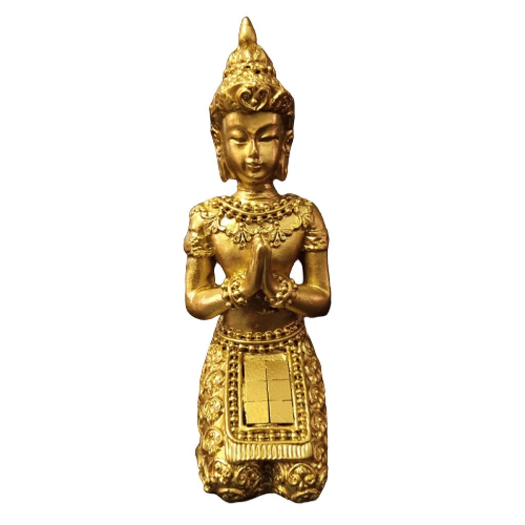 Buddha Statue Buddha Statue Decoration Gold Ganesha Thailand Figurines Meditation Sculpture for Home Garden Ornaments Crafts Meditating Buddha
