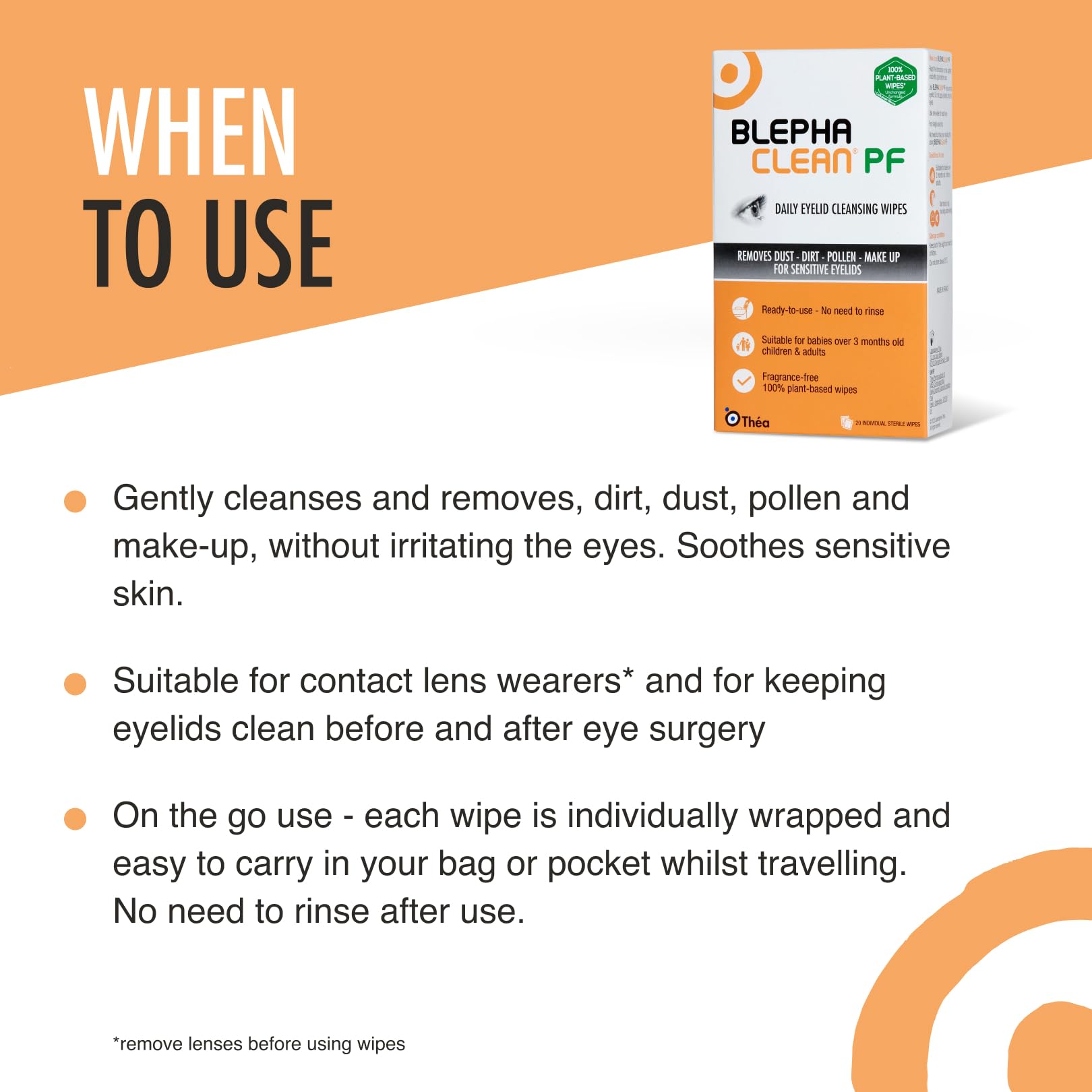 Blephaclean 60 Sterile Eyelid Wipes For Blepharitis Freepost