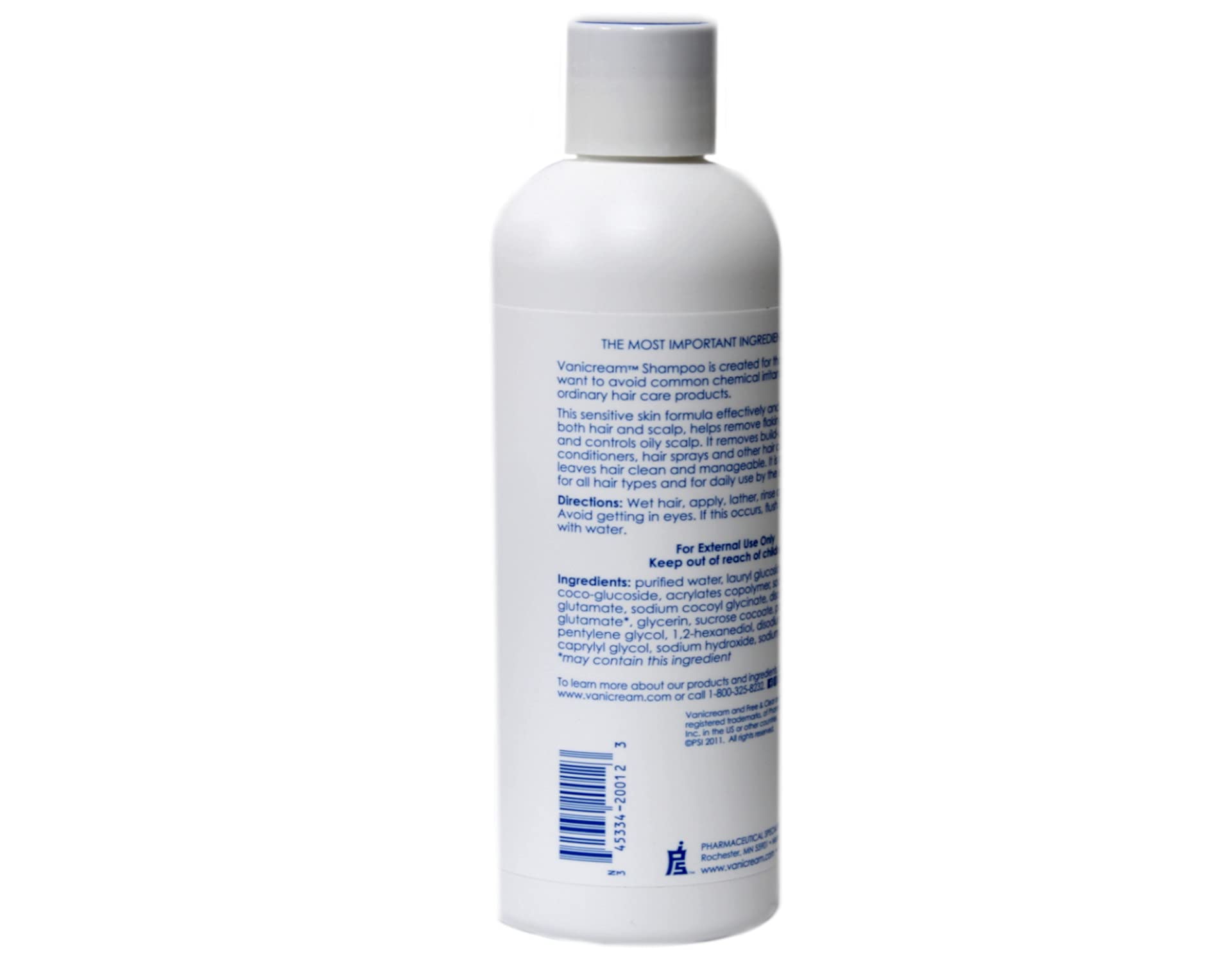 Free & Clear Shampoo 12 oz (Pack of 6)