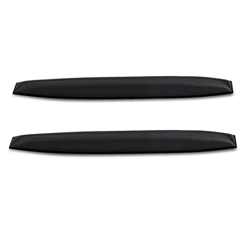 kwmobile Headband Cushion Pad Compatible with Sennheiser HD25 / HD25 Plus - Headphones PU Leather Cushion - Black