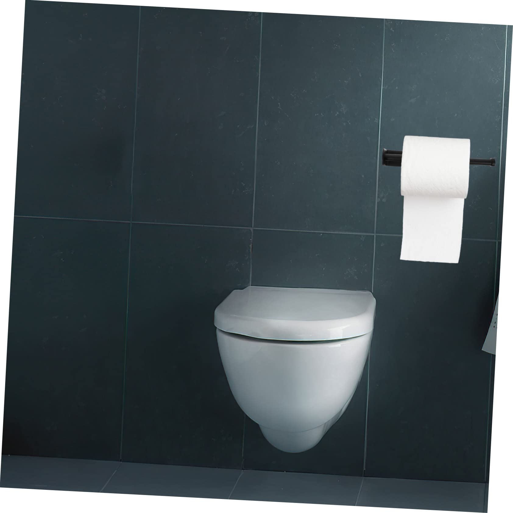 Towel Roll Holder Bath Towel Rack Kitchen Towel Bar Toilet Tissue Rack Towel Racks for Bathroom Wall-Mounted Storage Rack Paper Towel Organizer Towel Hanger Wall Shelf Dispenser