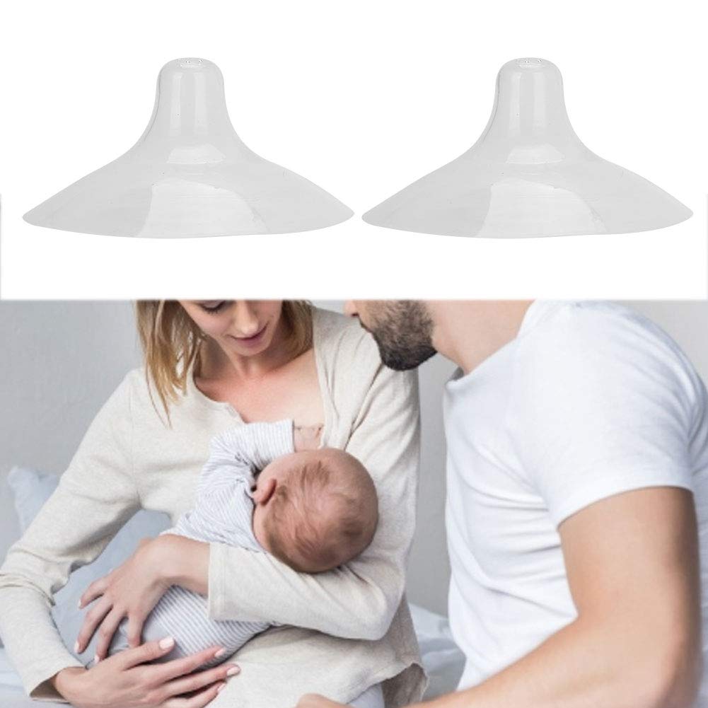 Silicone Nipple Protector, 2 Piece Nipple Silicone Nipple Protector Breastfeeding Nipple Guard for Breastfeeding Nipple with Boxes