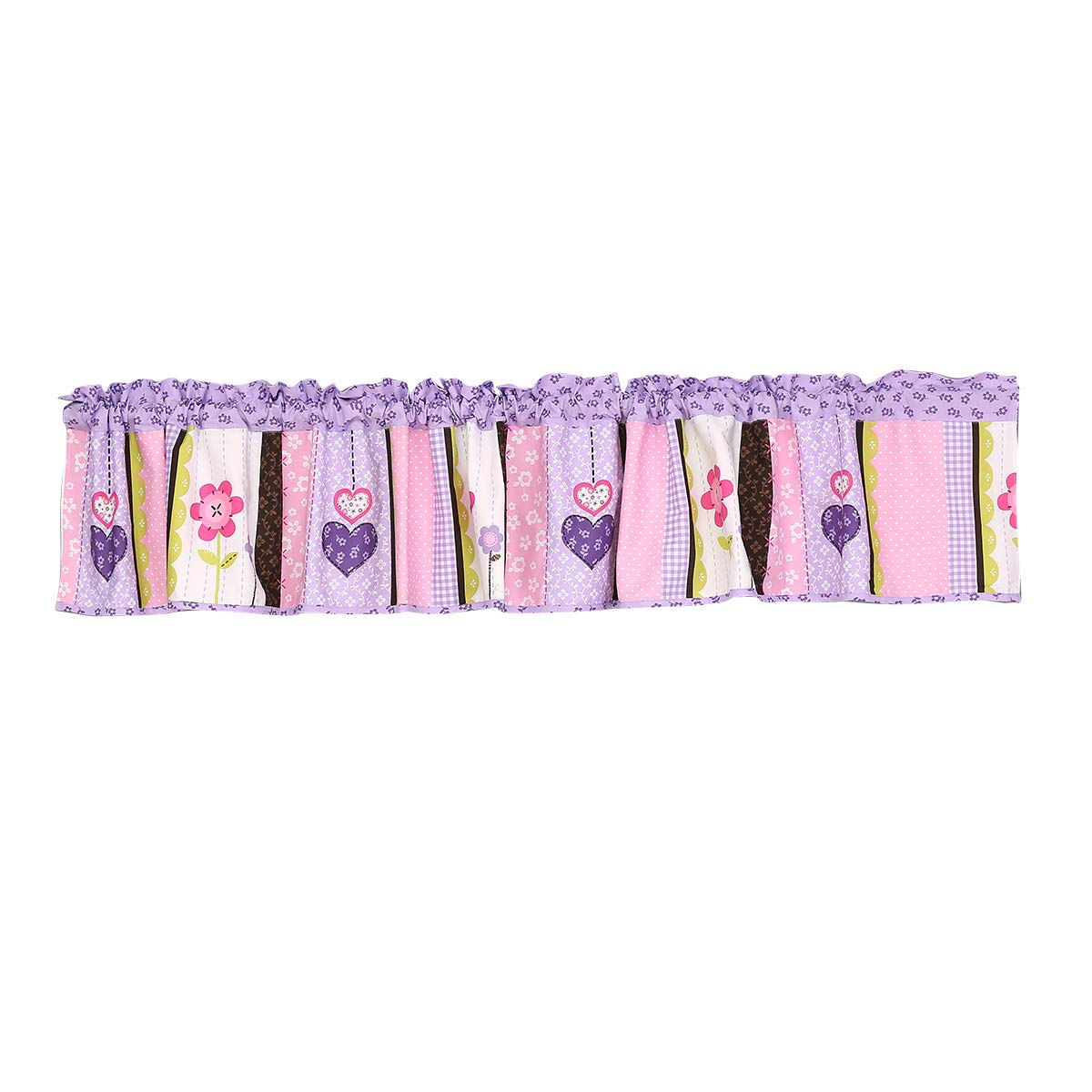 7 PCs Purple Embroidery Elephant Birds Nursery Crib Bedding Set Baby Girl Gift Idea, (CM-PEB7CS001)