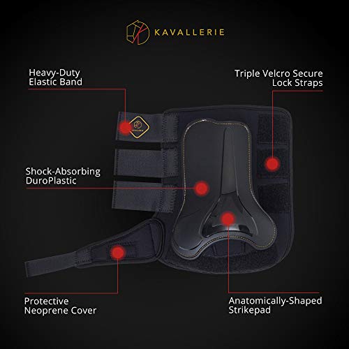 Kavallerie PRO-K Support Boots for Horses - Maximum Protection & Rehabilitation from Injuries & Strains of Flexor Tendon Region for Training, Jumping, Riding, Eventing