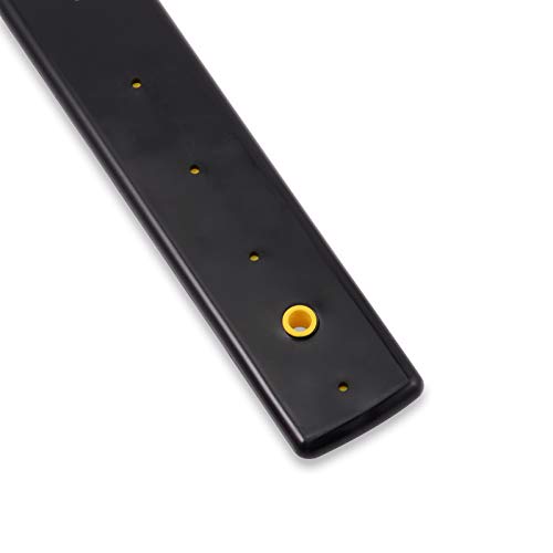 Ehdis 12.6x5 Inch Long Handle Scraper Plastic Water Car Squeegee with Black Rubber Grip Handle for All Types of Window Tint Film, Decals, Wrapping,Cleaning