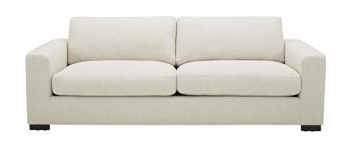 Stone & Beam Amazon Brand Stone Beam Westview Extra Deep Down Filled Couch W, 89" Sofa, Cream