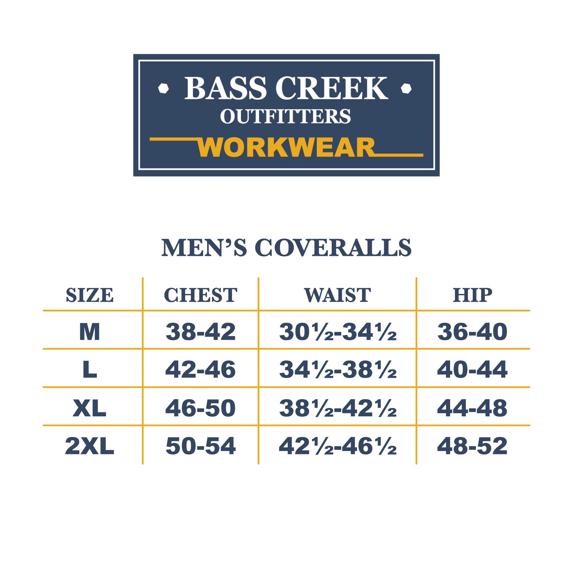 Bass Creek Outfitters Men's Coveralls β Water Resistant Insulated Long Sleeve Duck Canvas Jumpsuit (Sizes: M-XXL), Size Large, Wheat