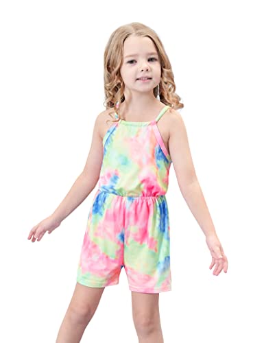 Toddler Baby Girls Clothes Strap Sleeveless One Piece Halter Romper Casual Summer Jumpsuit