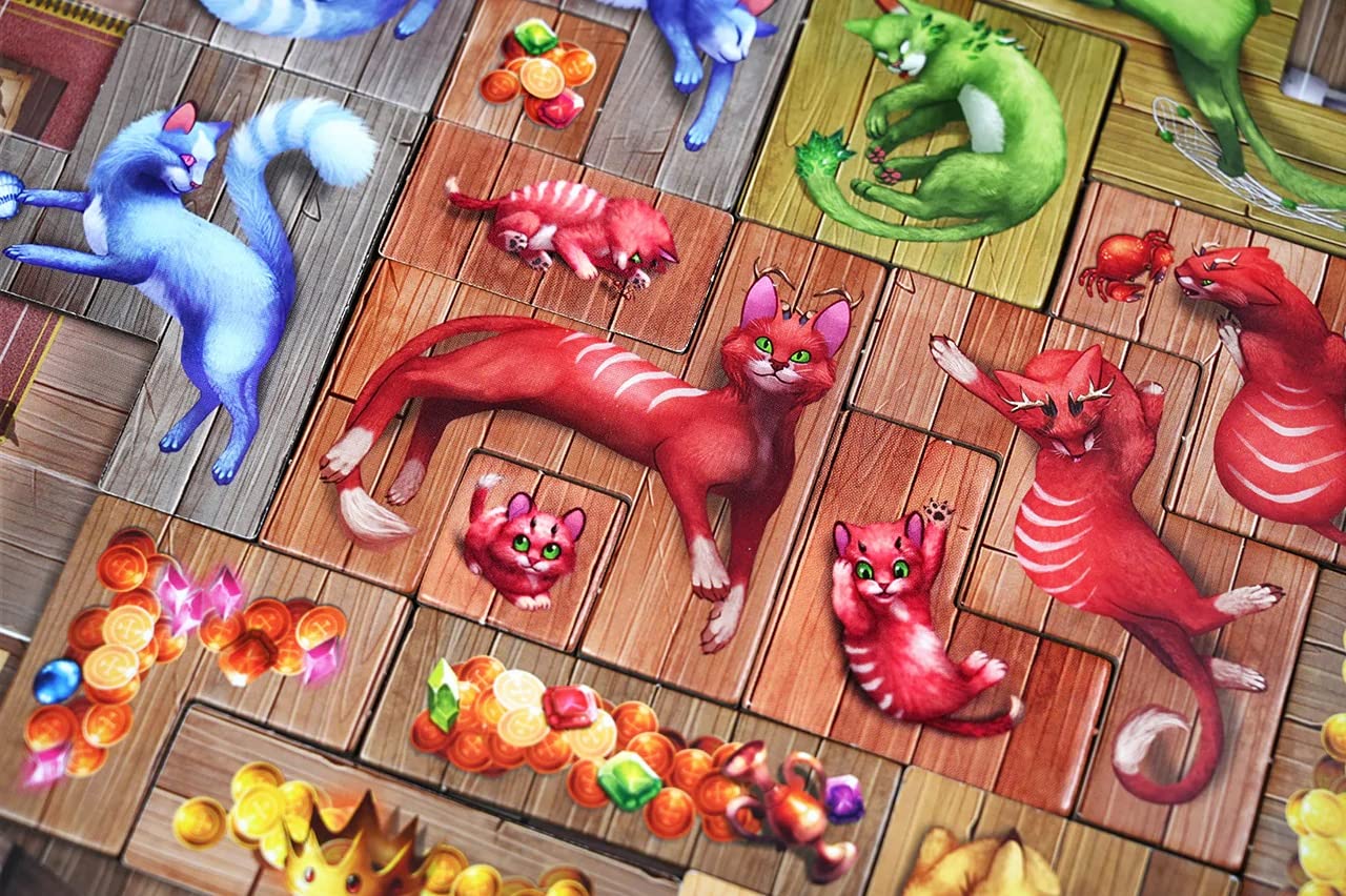 City of Games The Isle of Cats: Kittens + Beasts Expansion - Boardgame, Ages 8+