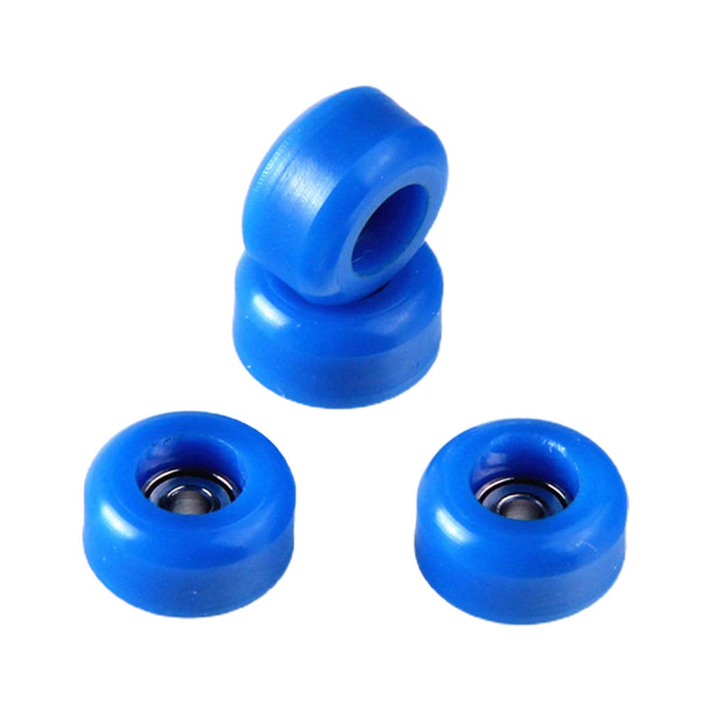BullBallBoll 4 Pcs/Set Professional Urethane CNC Bearing Wheels for Wooden Fingerboard