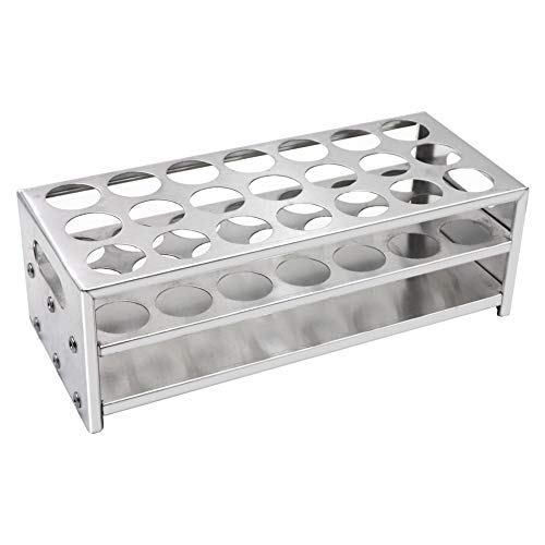 Test Tube Stand Rack, Centrifuge Tube Rack, 21 Holes, Suitable for Tubes of Dia.≤ 32.5mm Test Tube Laboratory
