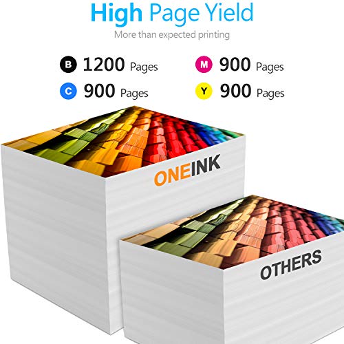 ONEINK Compatible Replacement for Canon Maxify 1200 XL Ink Cartridges, Used for Canon Maxify MB2320 MB2020 MB2720 MB2120 MB2050 MB2350 Printer (2 Black/1 Cyan/1 Magenta/1 Yellow, 5 Packs)