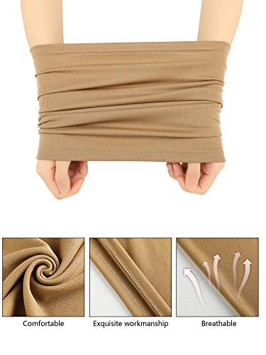 9 Pieces Neck Gaiter Face Cover UV Protection Balaclava Scarf Sunscreen Breathable Bandana for Men Women