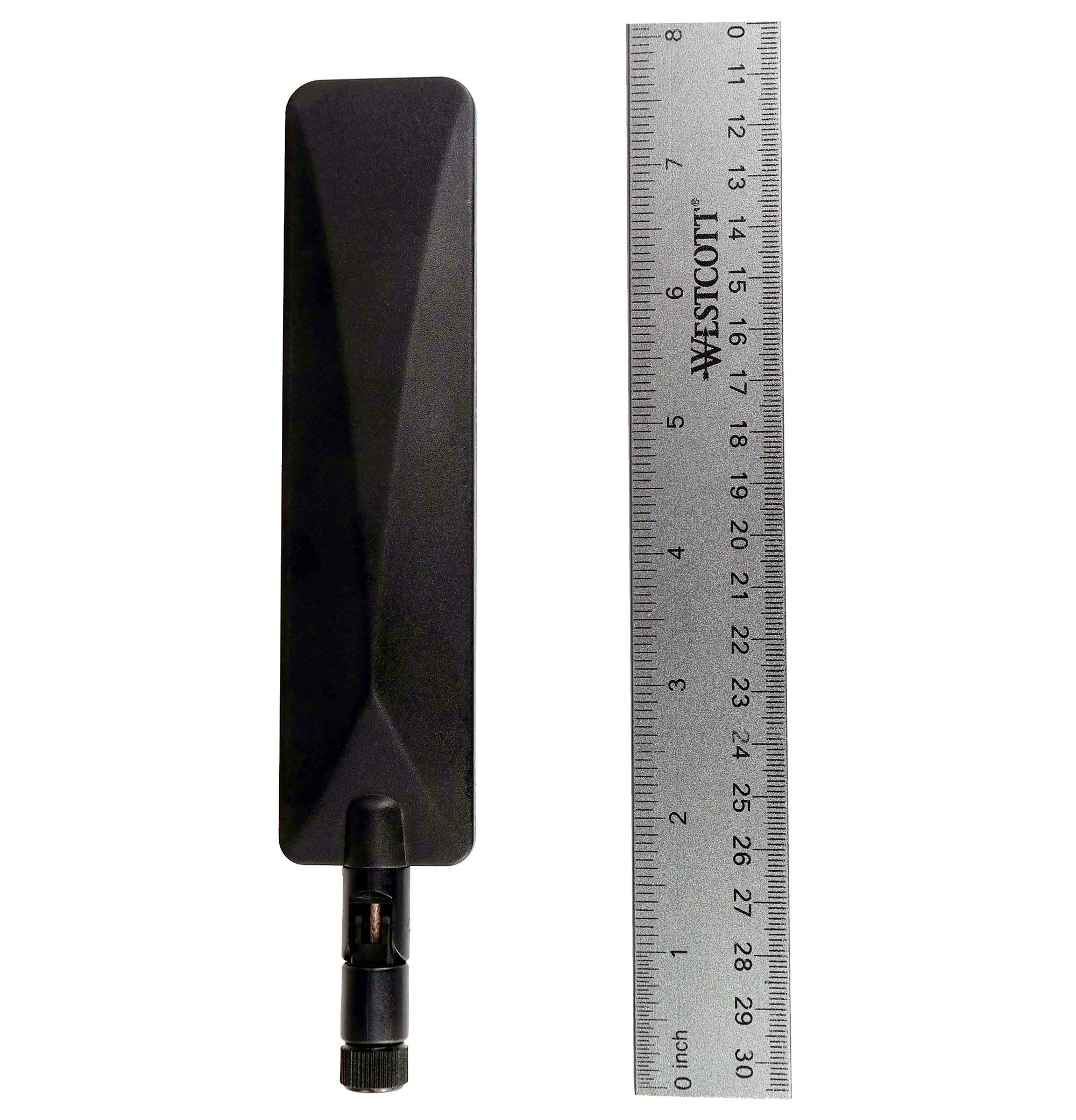 Proxicast 4G/LTE Universal Wide Band 5 dBi Omni-Directional Paddle Antenna for Cisco, Cradlepoint, Digi, Pepwave, Sierra Wireless and Many Others (ANT-120-007-2PK)