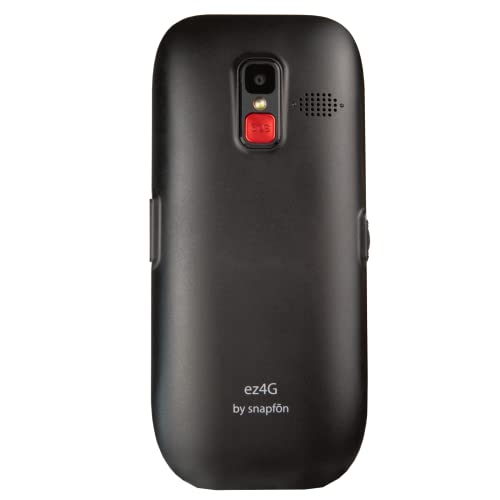 Snapfon ez4G Locked | Big-Button Cellphone for Seniors, Nationwide 4G Volte, SOS Button, Hearing Aid Compatible, Mobile Monitoring Service Ready | Locked to Network, Activation Kit Included
