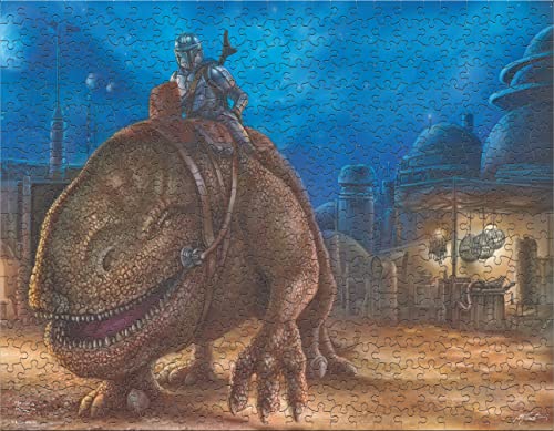 Ceaco - 4 in 1 Multipack - Thomas Kinkade - Mandalorian Collection - (4) 500 Piece Jigsaw Puzzles