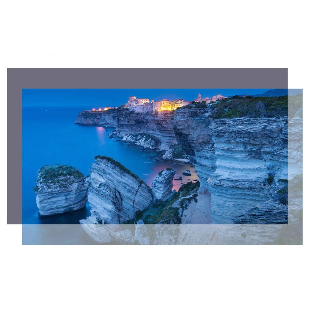 60/84 /100/120 /130 Inch Projector Screen High Brightness Reflective Fabric Cloth Projection Screen Anti-Light Screen (Size : 60 inch)