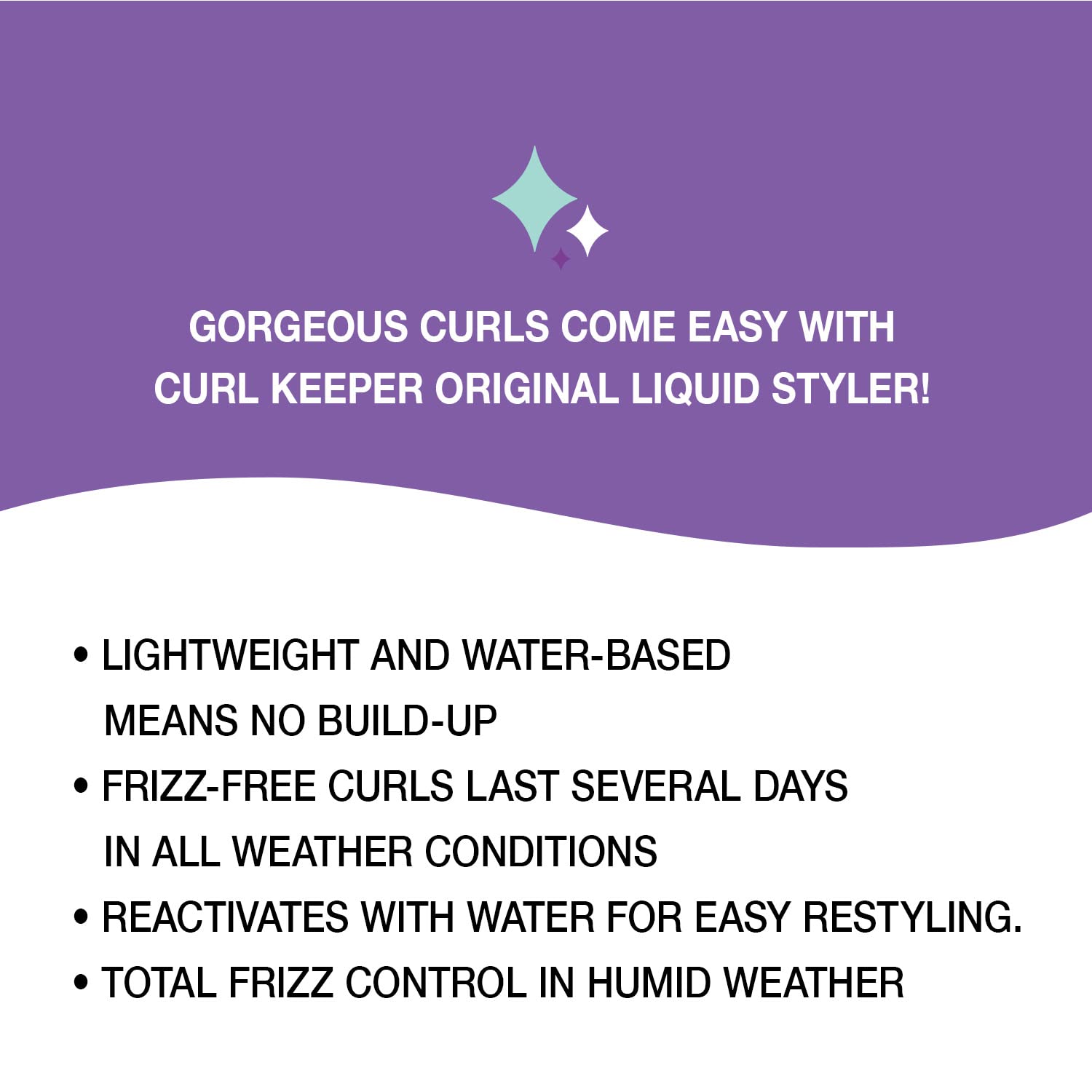CURL KEEPER - Original Liquid Styler (8 Ounce /240 Milliliter)