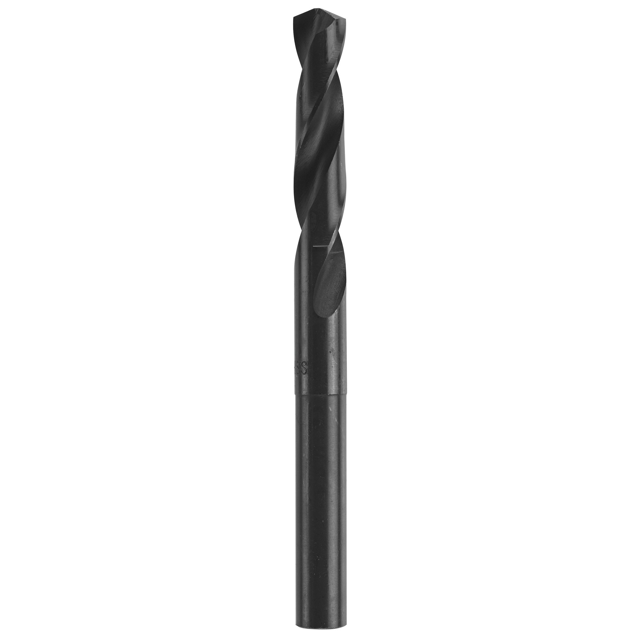 BOSCH BL2162 1-Piece 35/64 In. x 6 In. Fractional Reduced Shank Black Oxide Drill Bit for Applications in Light-Gauge Metal, Wood, Plastic