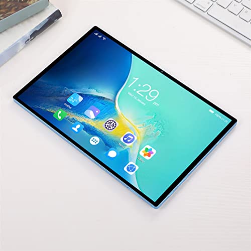 Android Tablet, 10.1 Inch Full HD screen Octa Core Processor 4GB RAM+32GB ROM 4000 mAh Battery Camera Phone Pad, and Dual Speakers support double card Tablet PC (Blue)