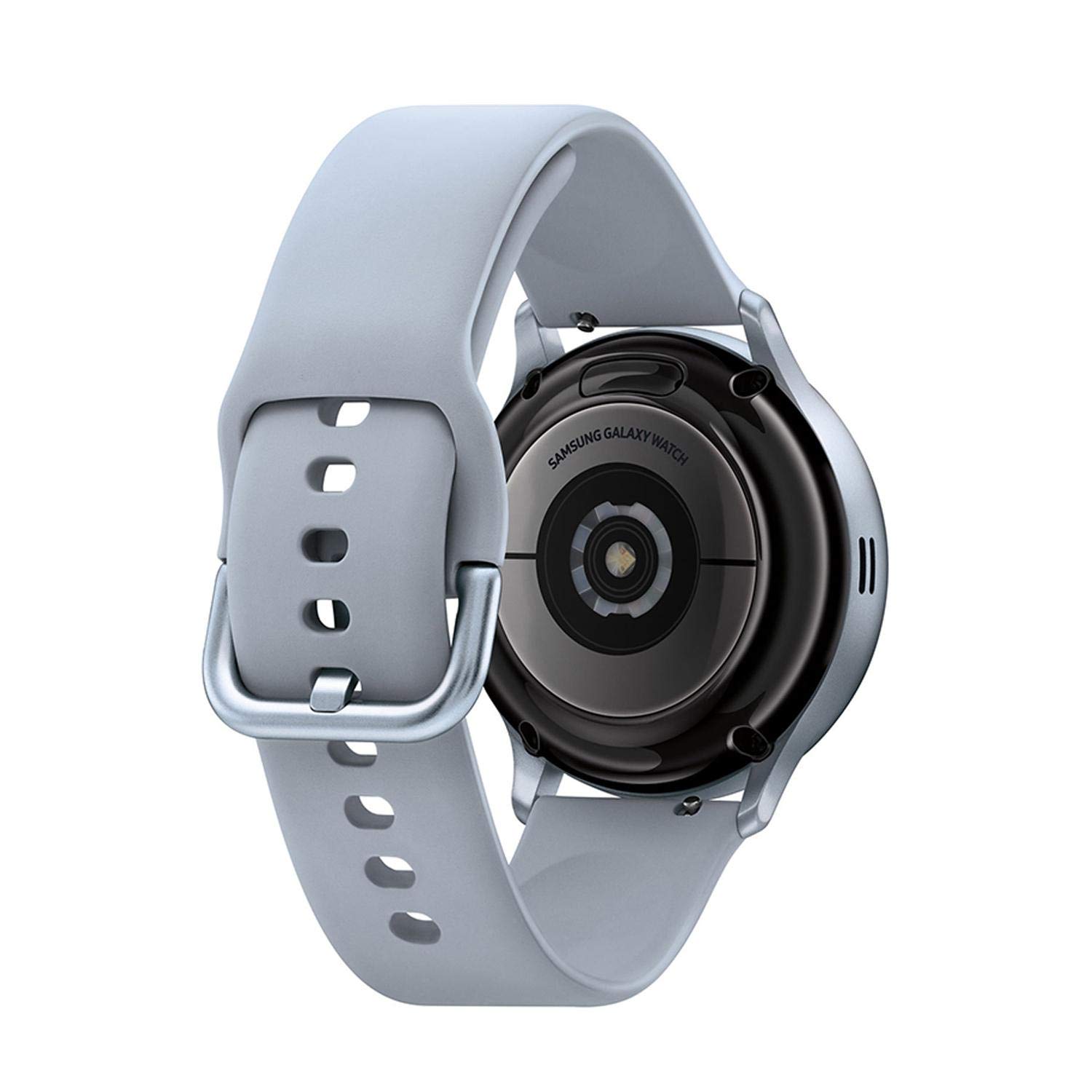 Samsung Galaxy Watch Active2 (Silicon Strap + Aluminum Bezel) Bluetooth - International (Cloud Silver, R820-44mm)