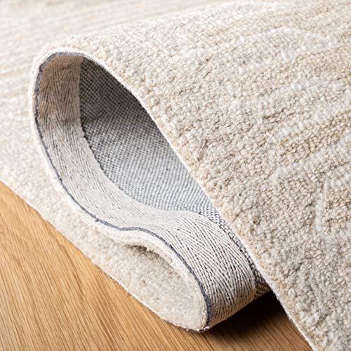 SAFAVIEH Capri Collection 2'3" x 9' Beige CPR203B Handmade Premium Wool Runner Rug