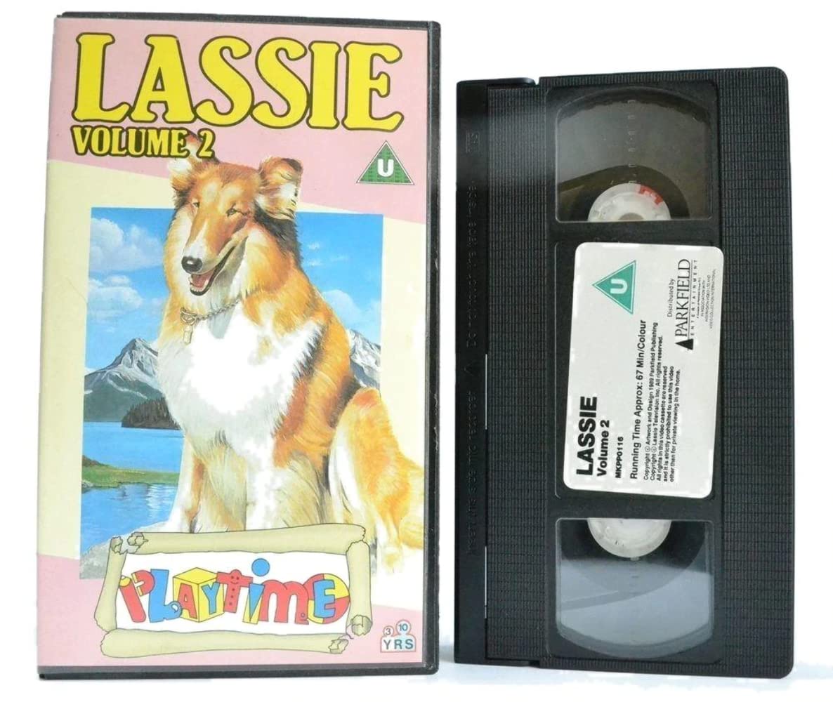 Lassie Volume 2 VHS Video from Playtime suitable for 3 to 10 year old Children