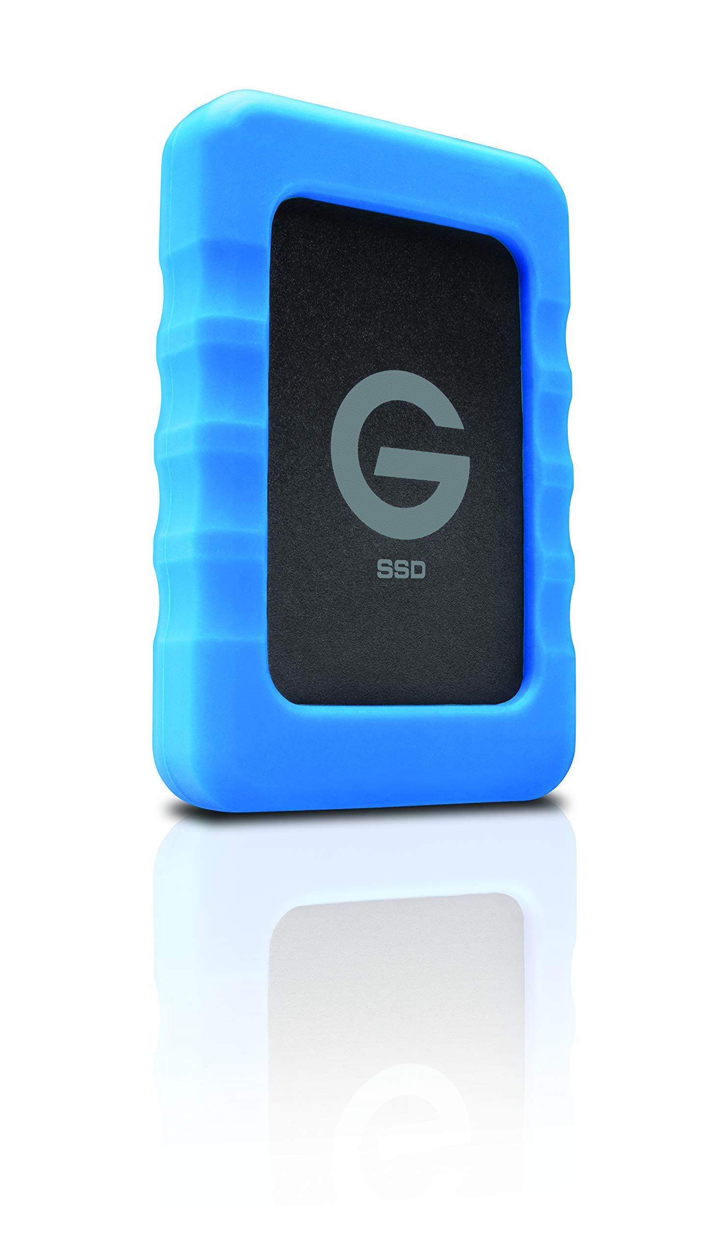 G-Technology 1TB G-DRIVE ev RaW SSD Portable External Storage with Removable Protective Rubber Bumper - USB 3.0 - 0G04759-1