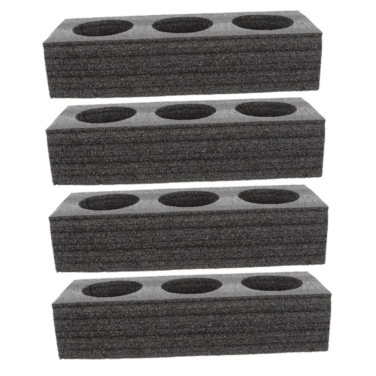 4pcs Milk Tea Drink Cup Holder Drink Packing Carrier Bottle Storage Holders Foam Cup Holder Takeout Disposable Cup Holder Coffee Cup Carrier Tray Pearl Cotton Portable re-usable
