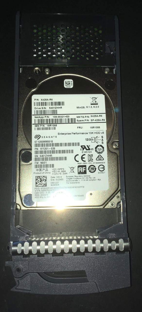 NetApp X425A-R6 1.2TB 10K SAS 2.5 6GBPS Hard Drive