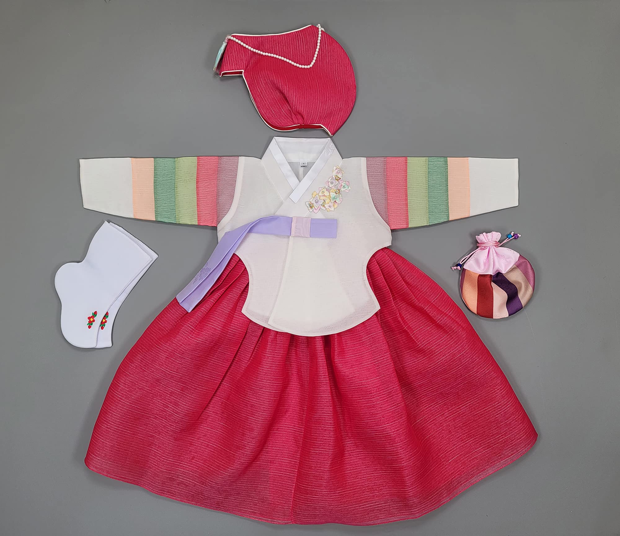 Hanbok Korea Traditional Girls Babies Dress First Birthday Party 1 Age DOL hg230