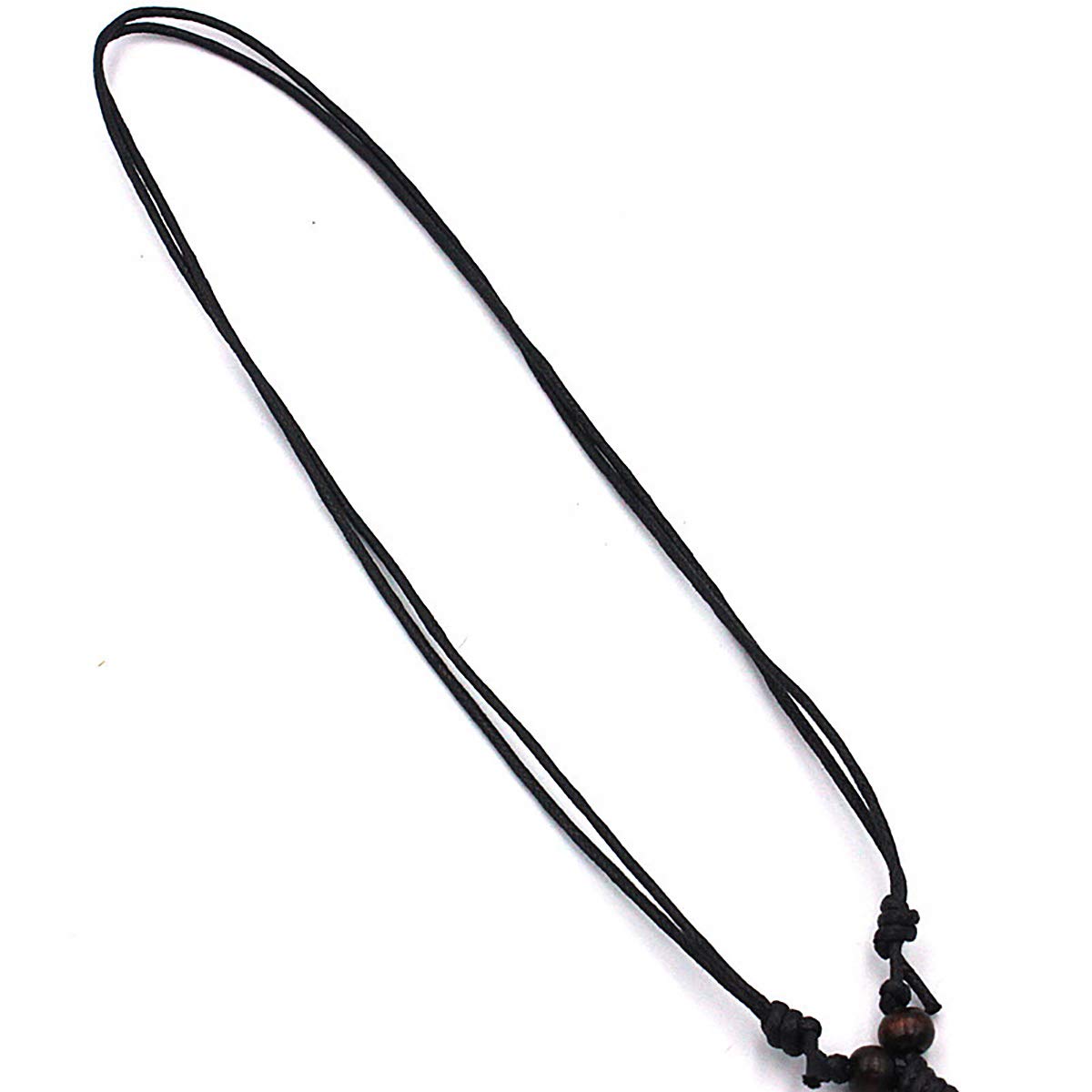 3 Pcs Handmade Adjustable Love Peace Sign Hippie Pendant Necklace Peace Symbol Necklace Vintage Rope Chain Resin Weave Jewelry