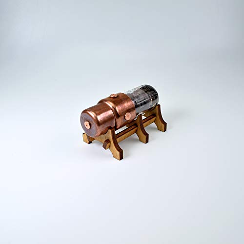Handmade 32GB USB 3.1 Green Pentode Radio Tube USB Flash Drive with Stand. Steampunk/Industrial Style