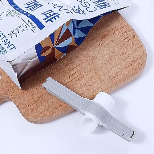6Pcs Food Sealing Clips,Food Storage Sealing Clips with Pour Spouts Reuseable Plastic Bag Sealing Clips for Kitchen Food Storage and Organization