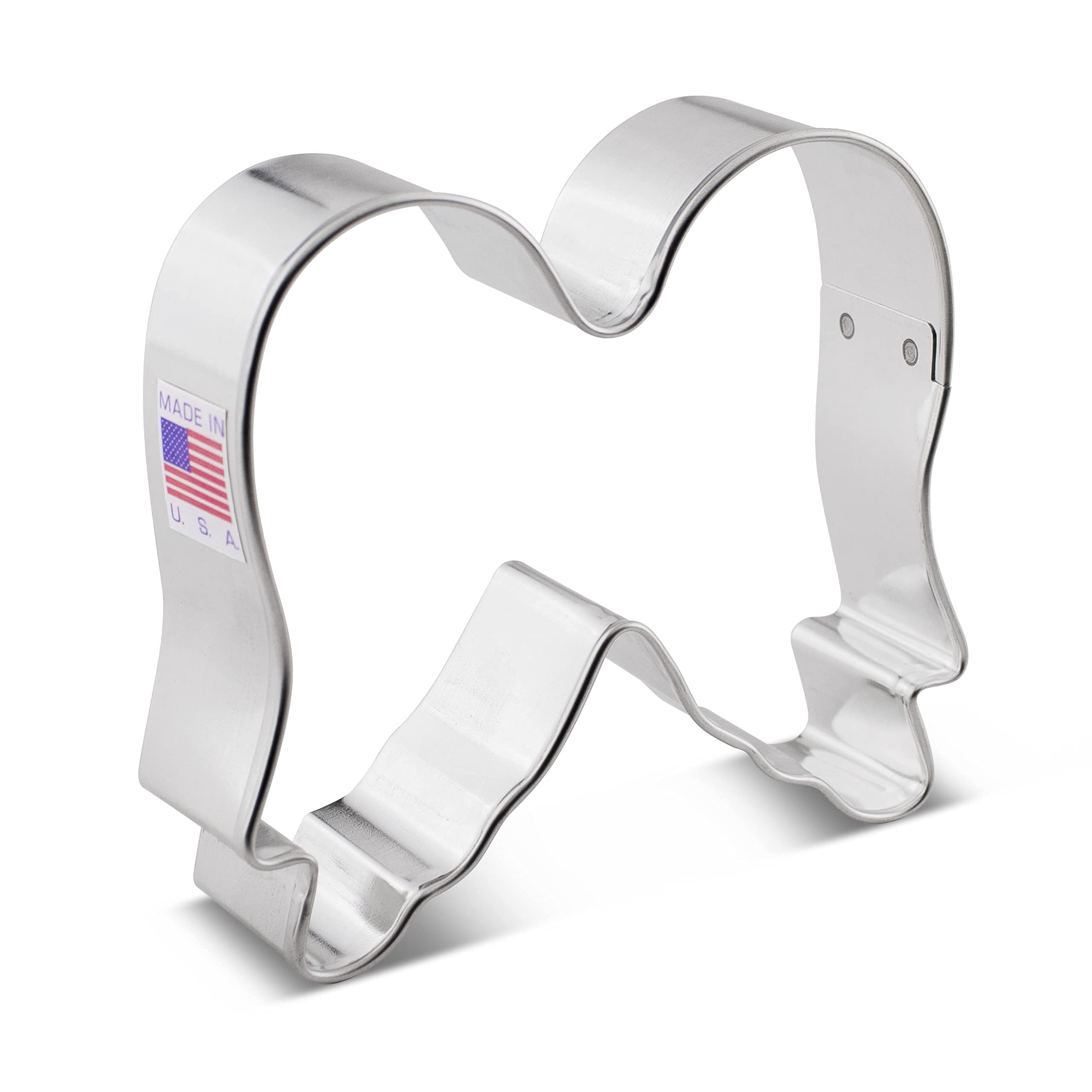 Angel Wings Cookie Cutter, 3.5" Made in USA by Ann Clark
