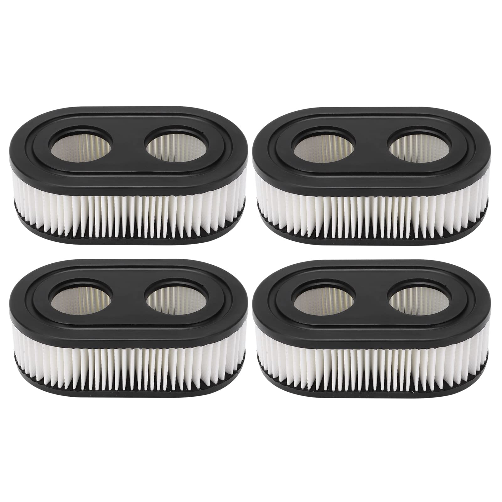 4PCS Air Filter Lawn Mower Filter Replacement Air Cleaner Cartridge Filter Rubber 798452 593260 for 500EX 550EX 625E 675 625EX 675EX 675EXI 725EXI 09P000 09P702