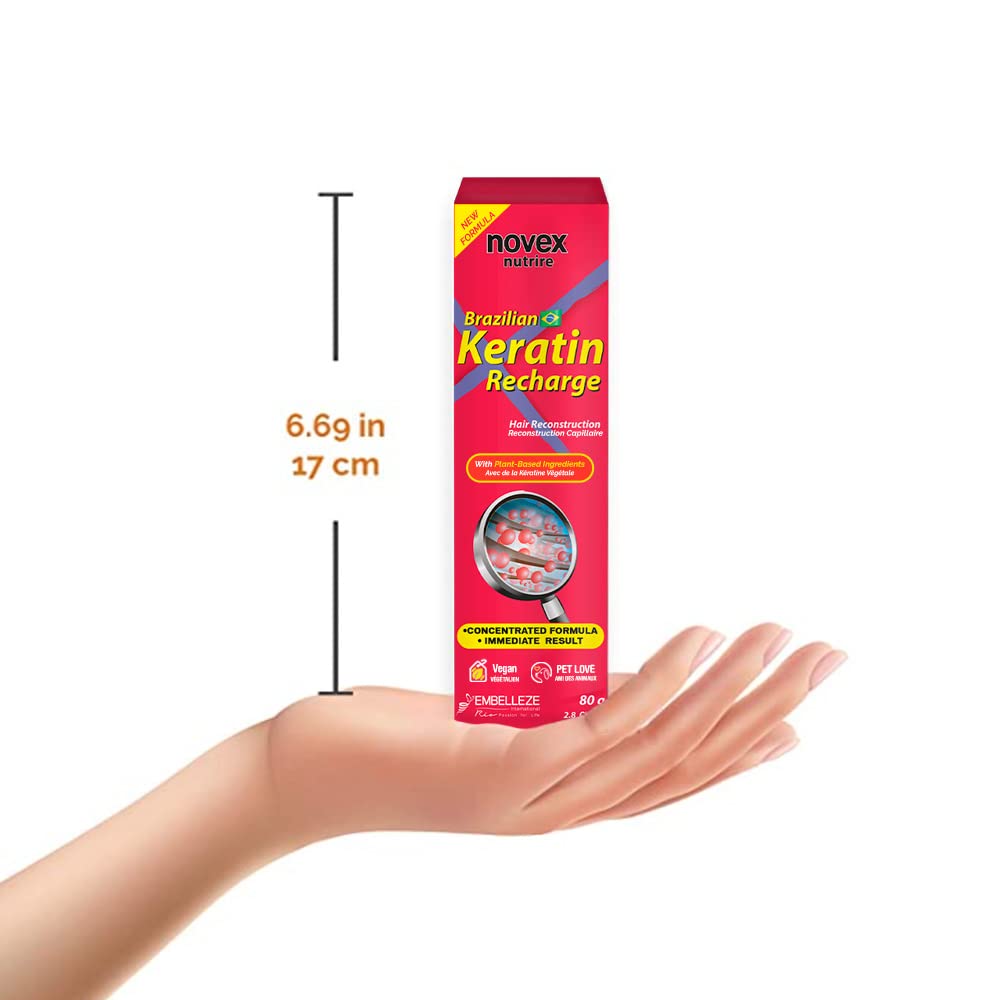 Brazilian Hair Tratment Keratin Recharge (Recarga de Queratina) by Embelleze 2.82 oz by Embelleze