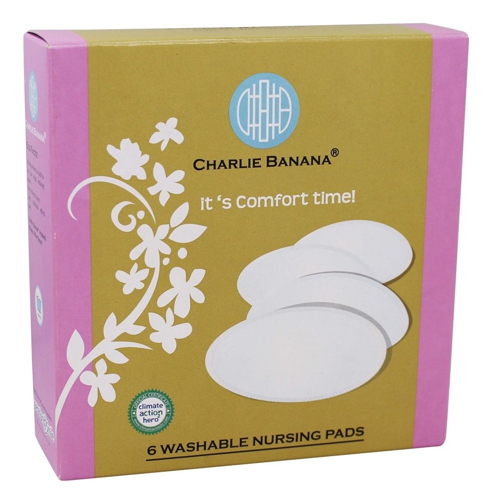 Charlie Banana Nursing Pads, Black