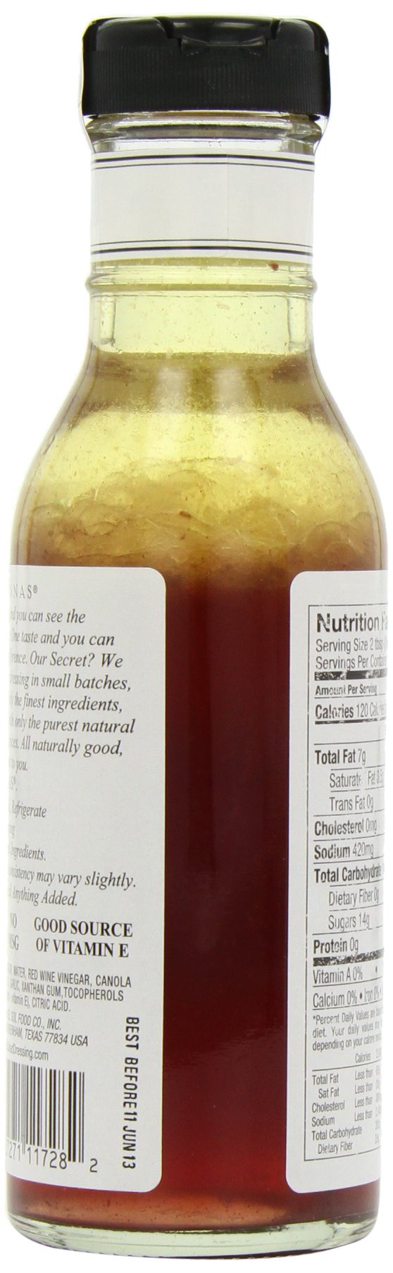 Brianna's Blush Wine Vinaigrette, 12-Ounce Bottles (Pack of 6)