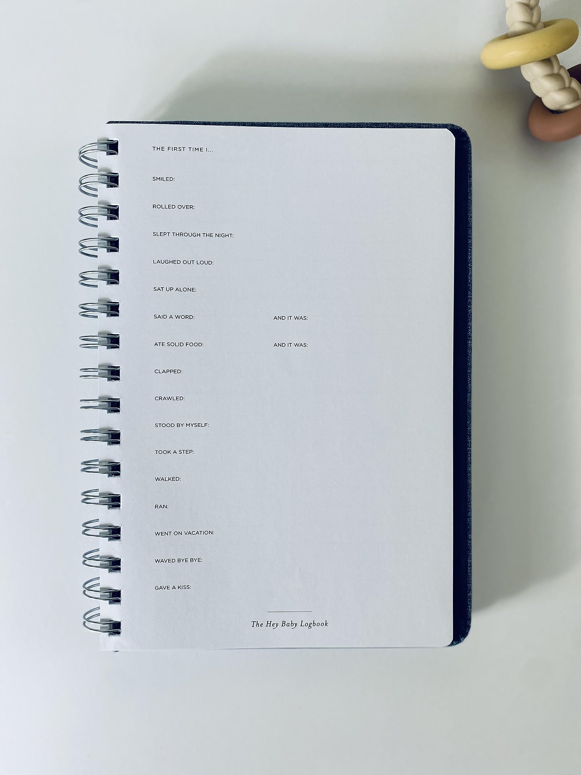 Baby's Daily Logbook, Breastfeeding Journal, Track your Infant’s Feedings, Sleep, and Diaper changes. Plus Bonus Sections including: Growth Charts, Illness Charts, Milestones, Teeth Chart, Doctor appointment notes, and Storage Pocket.