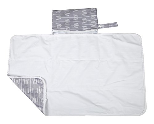 Sigzagor Baby Diaper Changing Mat Pad Portable Foldable Washable Compact Travel Nappy Waterproof Play Mat 30inx18.5in (Arrow)