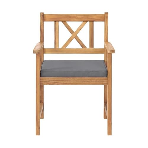 Alaterre Furniture Manchester Outdoor Dining Chairs, Natural